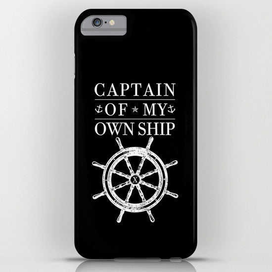 Captain of My Own Ship Phone Case in Black – STRAIGHTEDGEWORLDWIDE