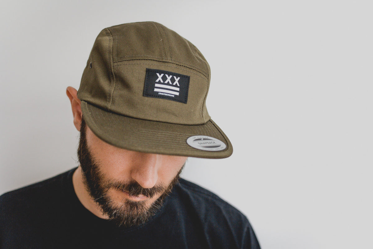 Straight Edge Flag 5-Panel Hat in Military Green – STRAIGHTEDGEWORLDWIDE