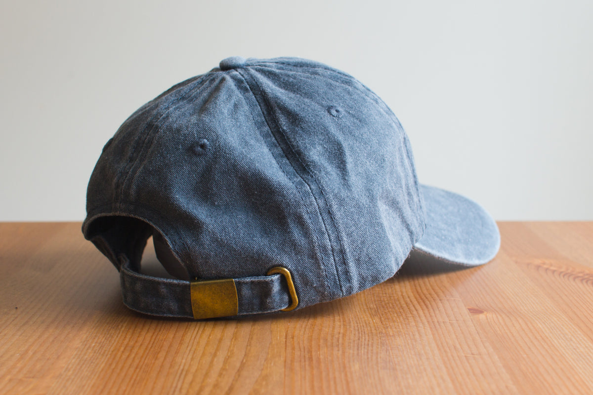 Straight Edge Dad Hat in Dyed Navy – STRAIGHTEDGEWORLDWIDE